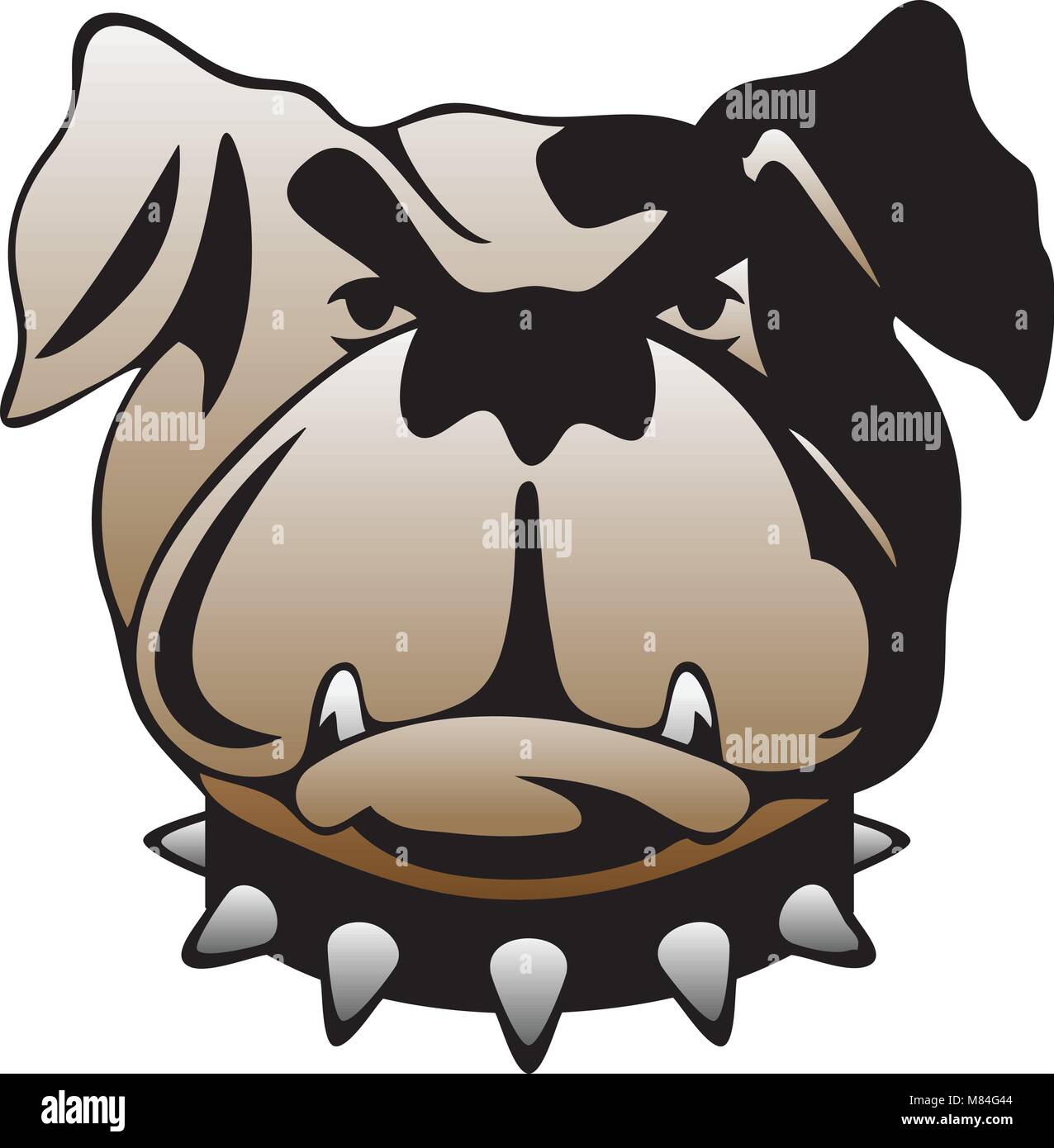 Vector illustration angry dog cartoon Banque de photographies et d ...