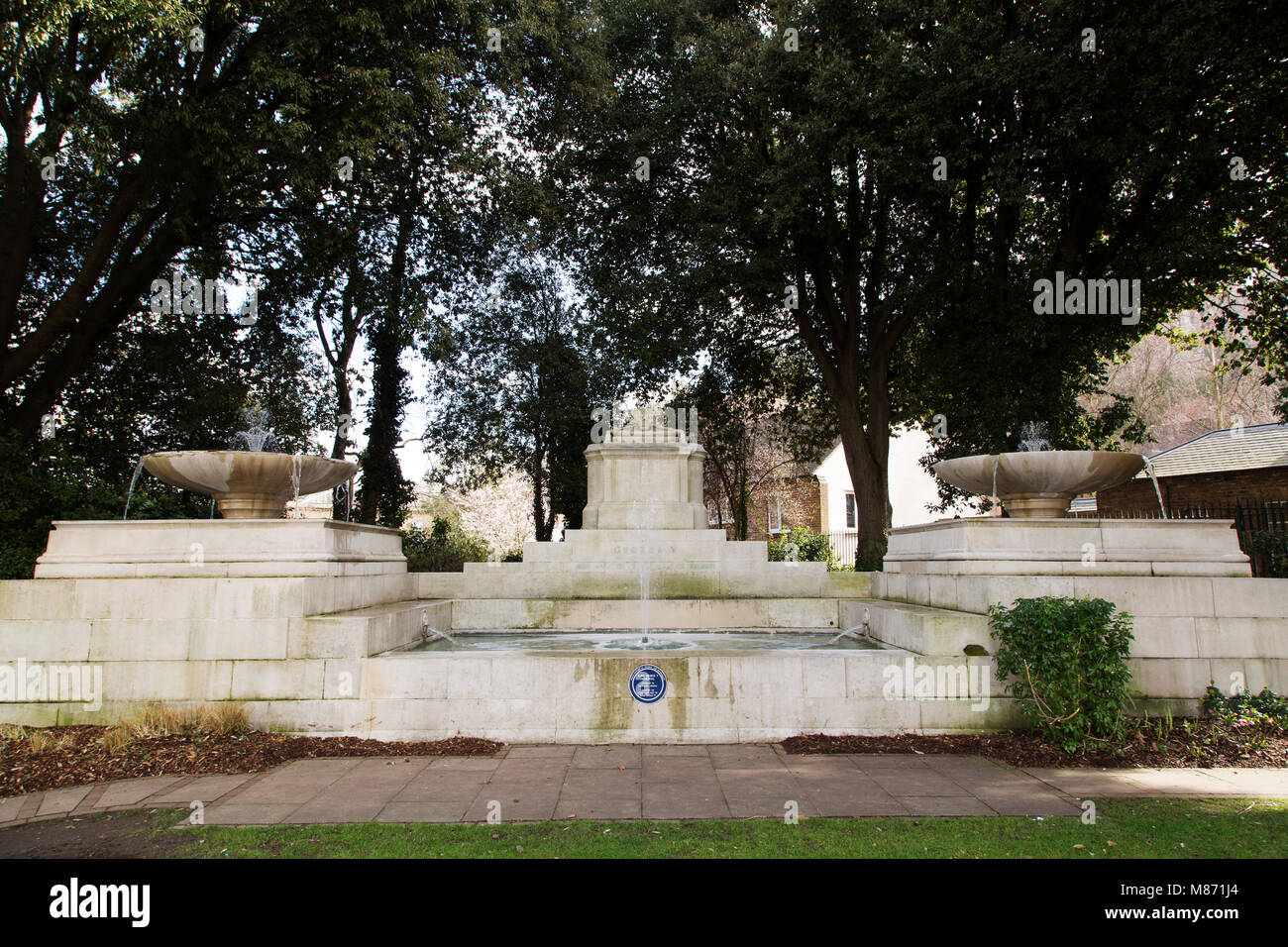 Le George V Memorial Fountain à Windsor, en Angleterre. La fontaine a ...