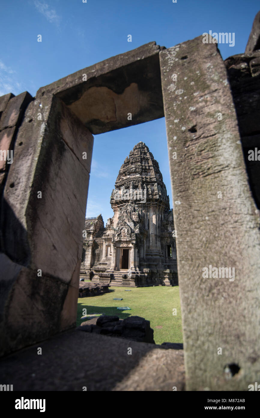 Le temple Khmer ruines du parc historique de Phimai Phimai au Festival ...