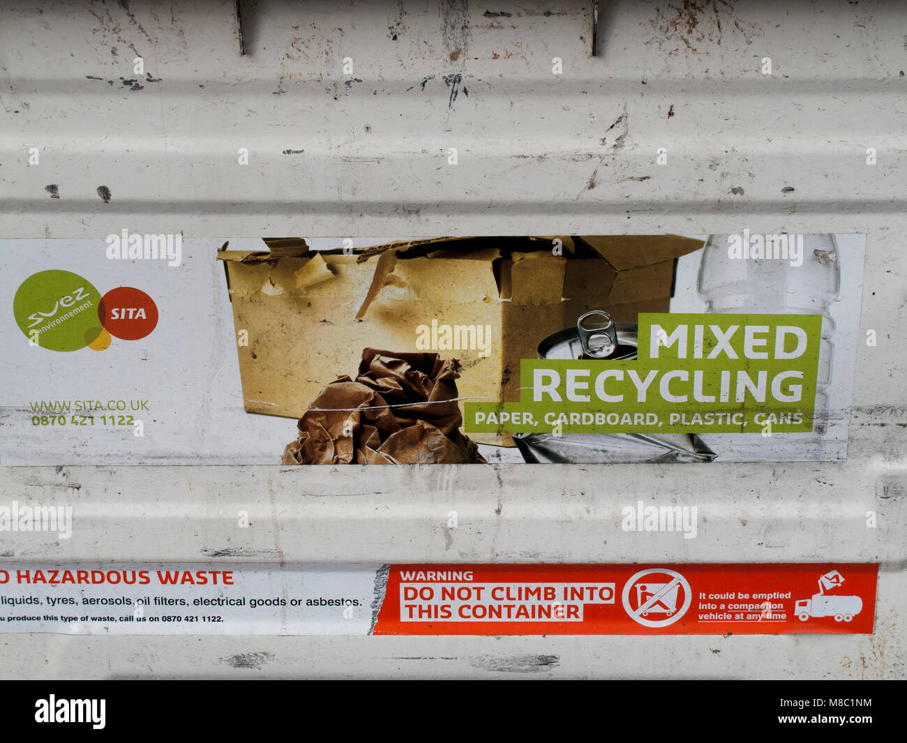 Bac de recyclage mixte pour le papier, carton, plastique, Boîtes à ne ...