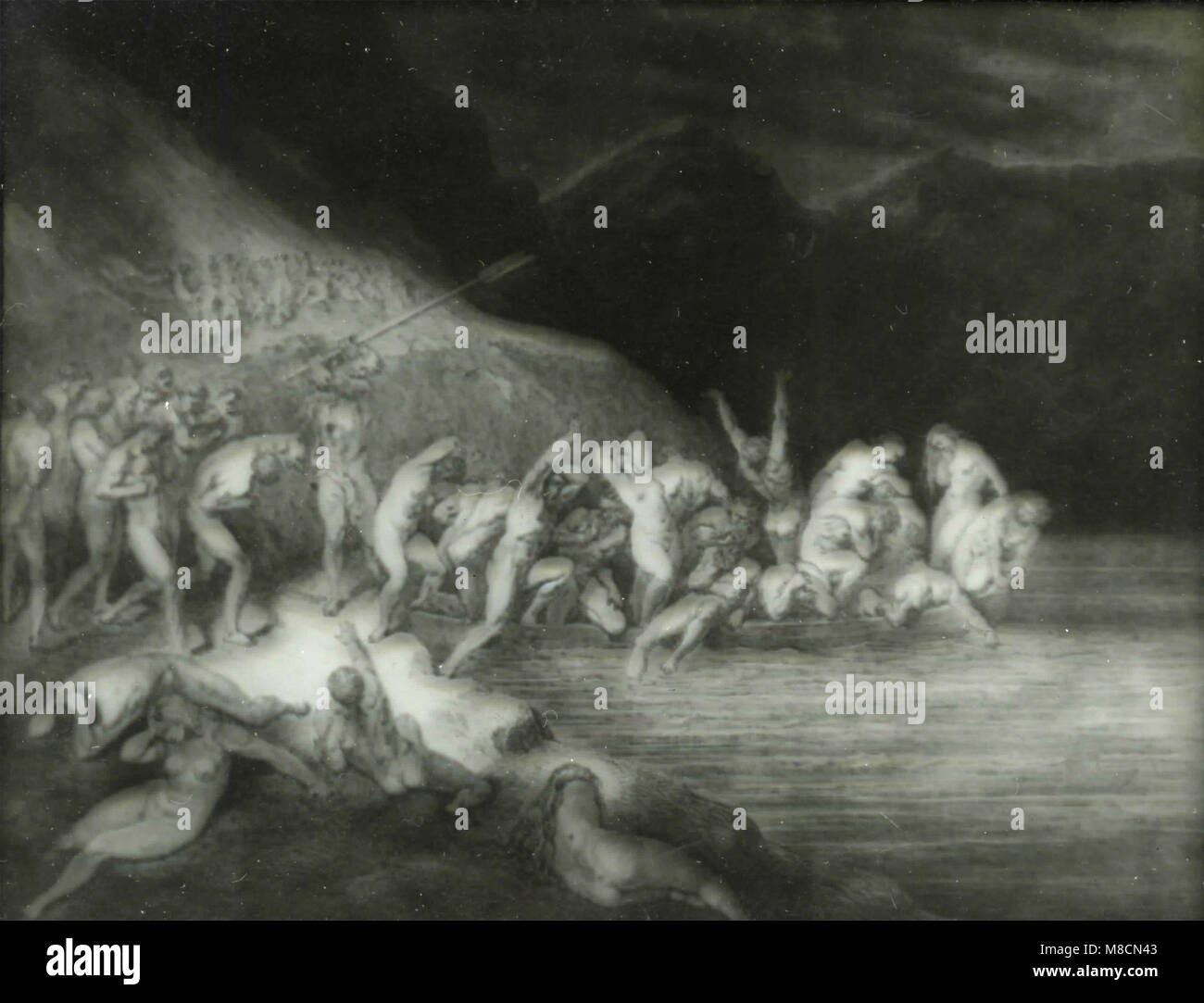 Canto III (3), les lignes des grèves de Charon, Dante's Inferno ...