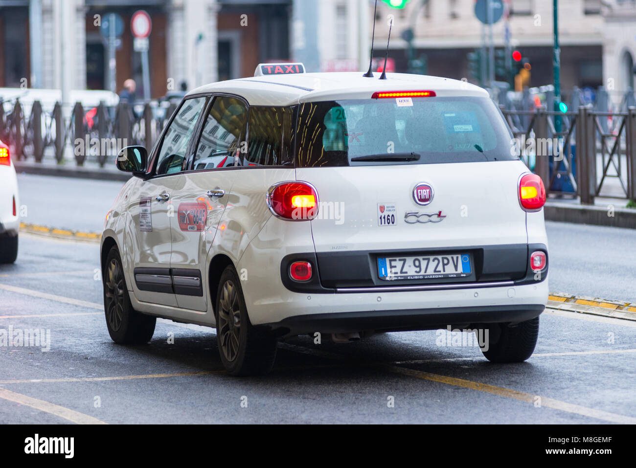 Taxis blancs de rome Banque de photographies et d’images à haute ...