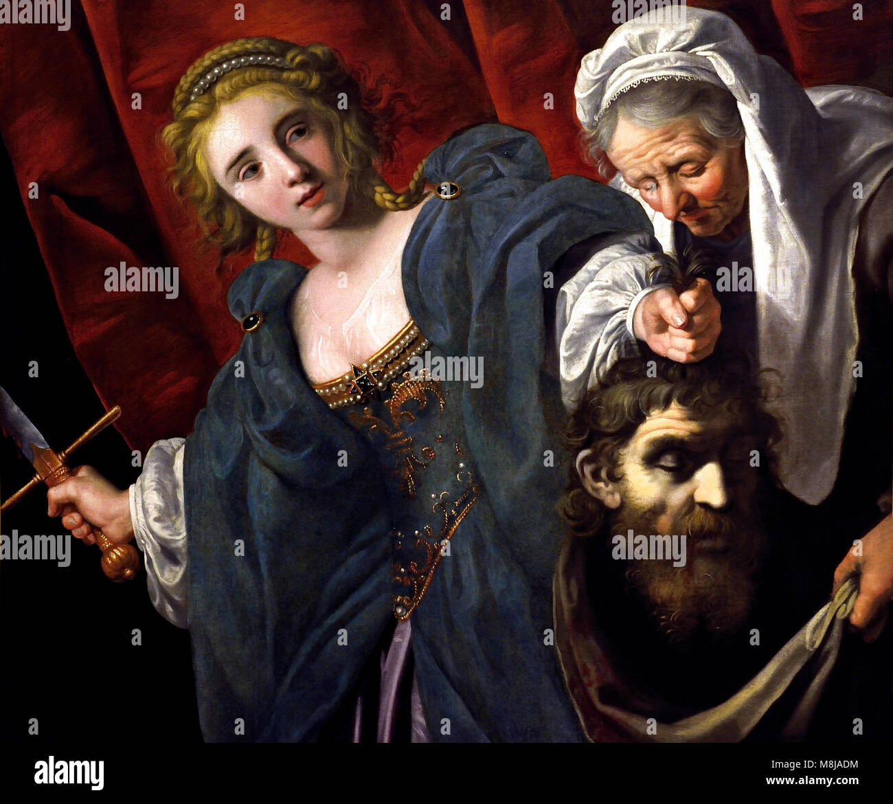 Judith et Holopherne anonyme du 17ème siècle en France, en français ...