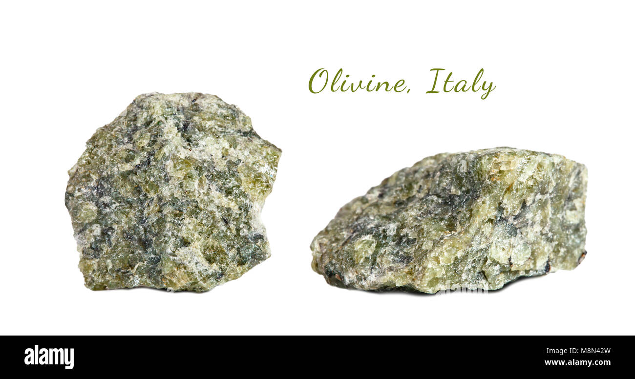 La prise de vue macro de pierre naturelle. Matières minéral olivine. L ...