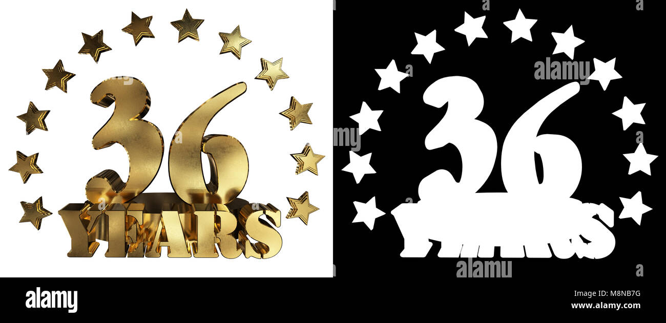 Trente-six chiffres d'or et la parole de l'année, décoré avec des ...