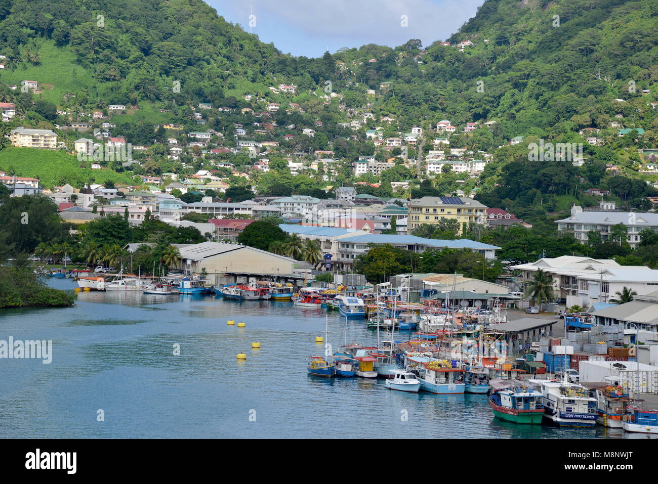 View Port Victoria Mahe Seychelles Photos & View Port Victoria Mahe ...