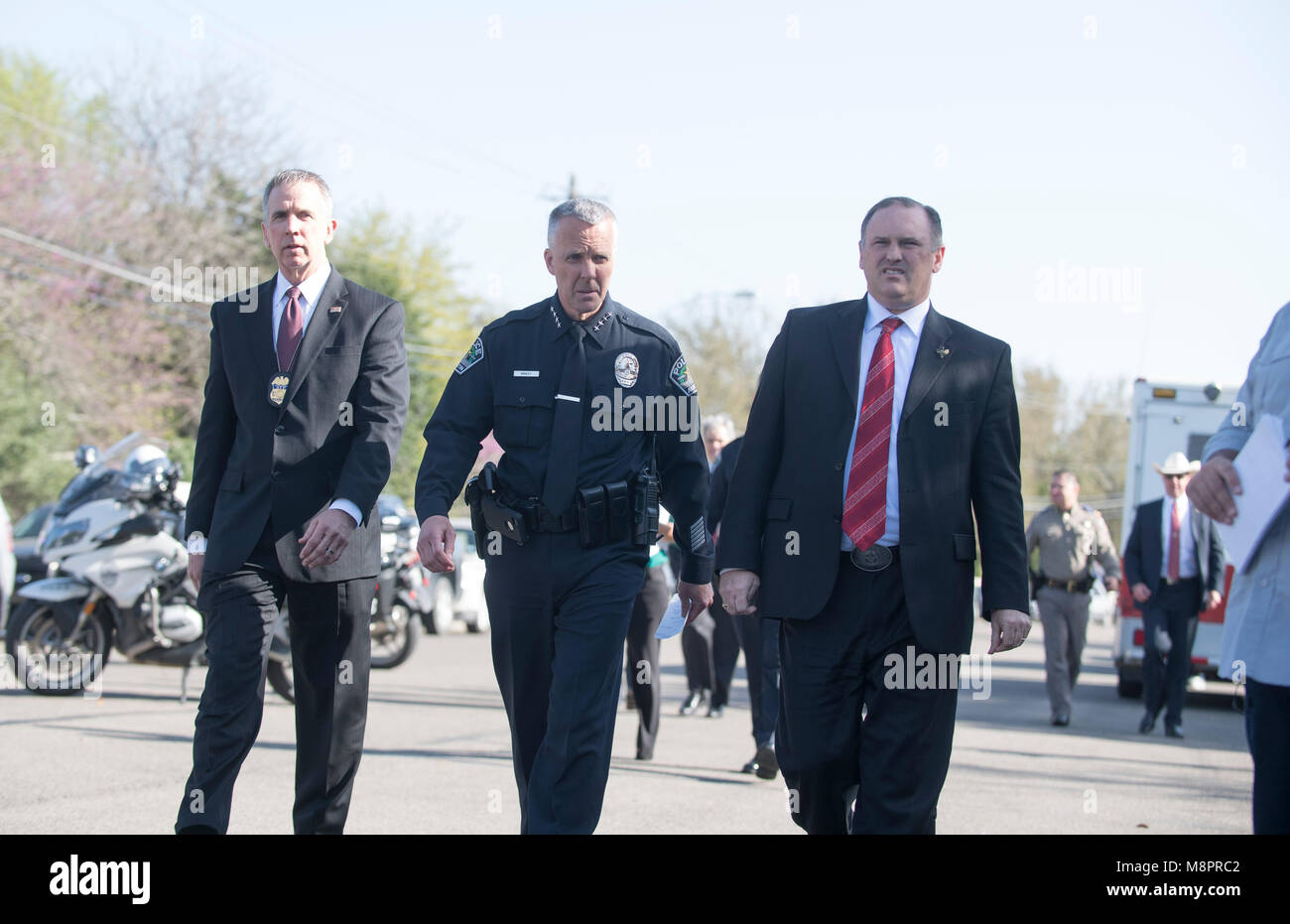 Austin, Texas, chef de police intérimaire Brian Manley, Agent Spécial ...