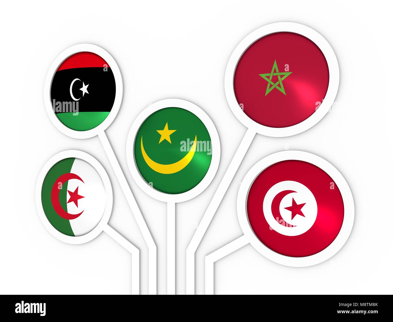 Union du maghreb arabe Banque de photographies et d’images à haute ...