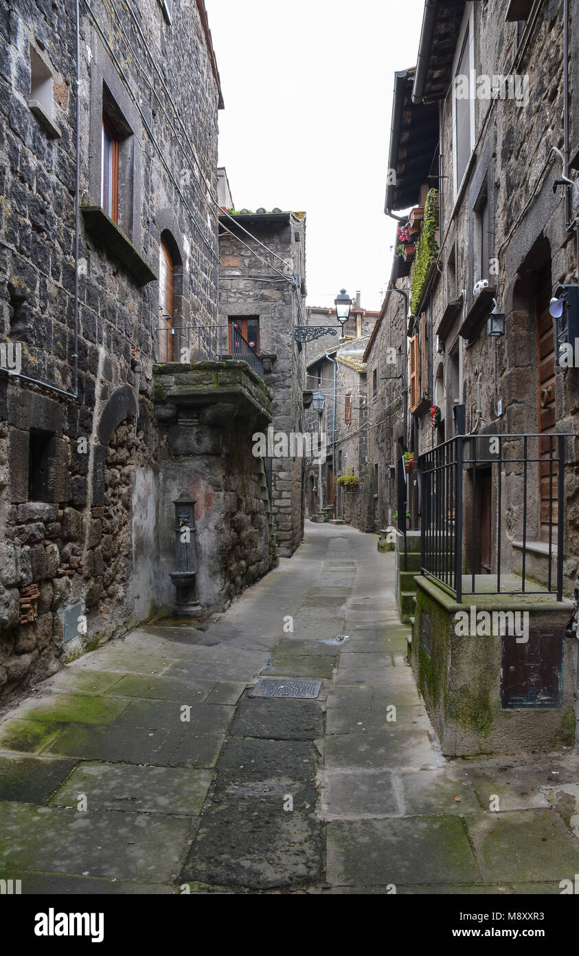 Vitorchiano (Toscane, Italie) - La ville médiévale en tuf, province de ...