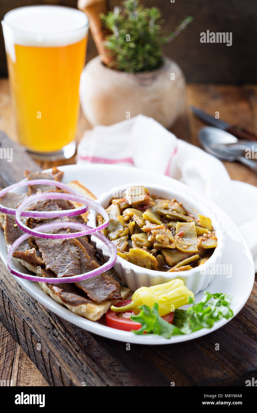 Viande de gyro Banque de photographies et d’images à haute résolution ...