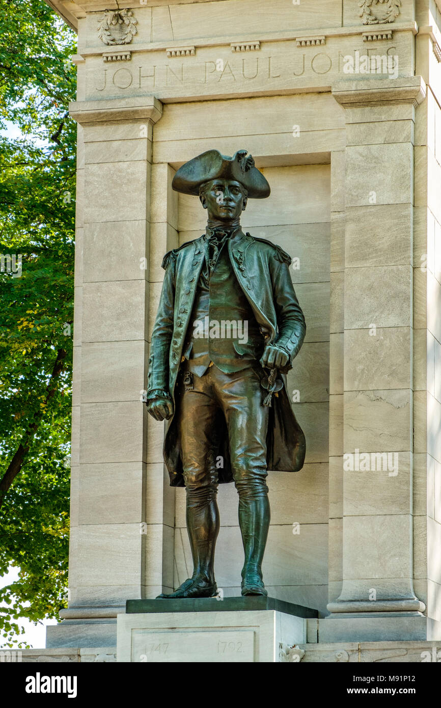Statue de commodore john paul jones Banque de photographies et d’images ...