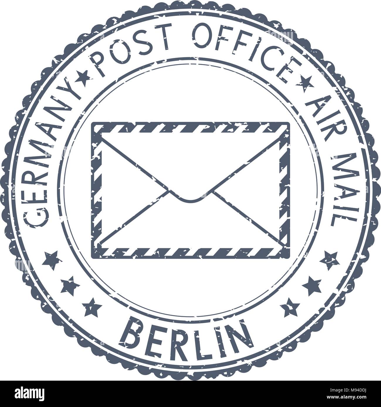 Timbre Poste Banque d'images vectorielles - Alamy
