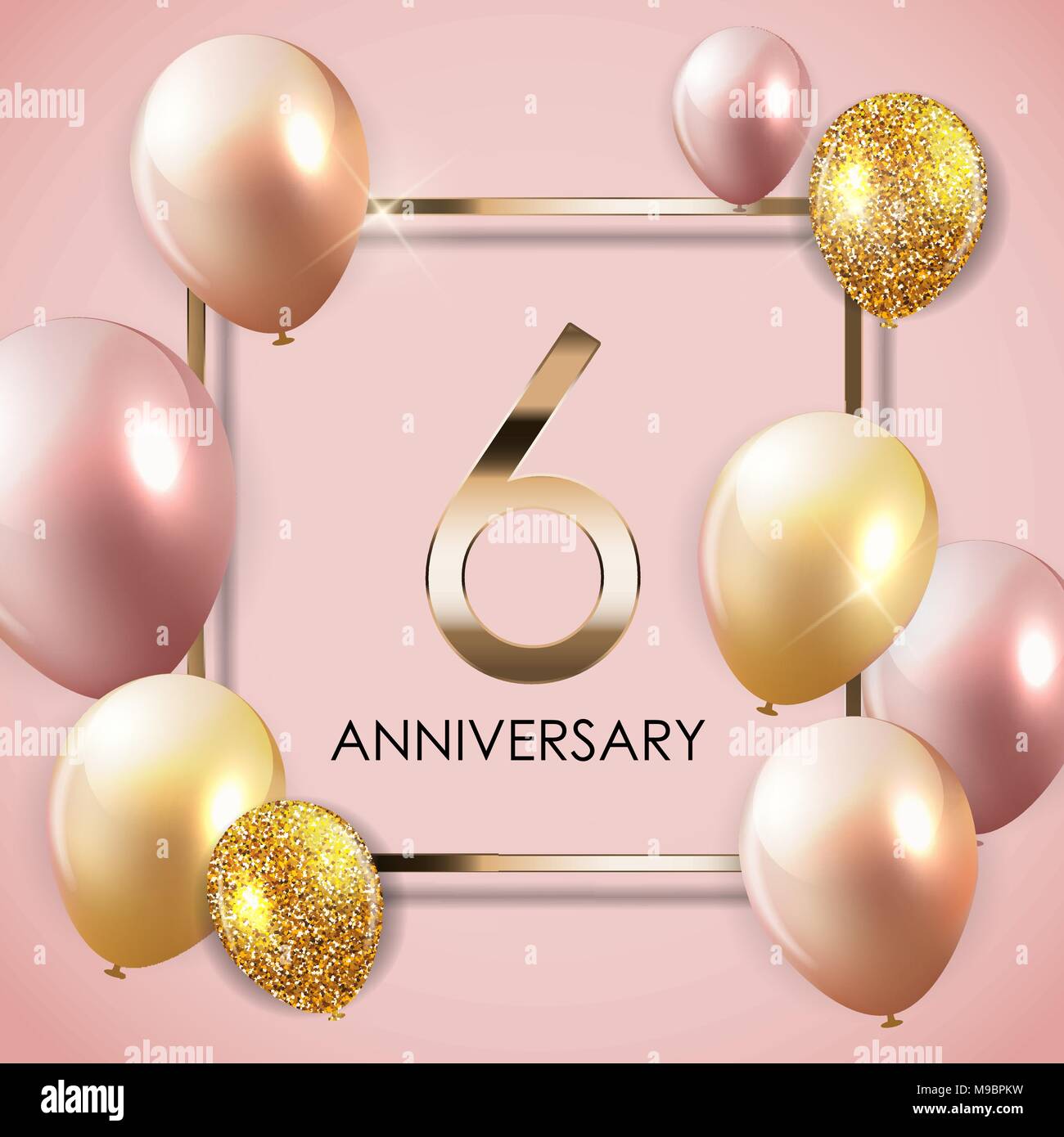 6 ans anniversaire Banque de photographies et d’images à haute ...