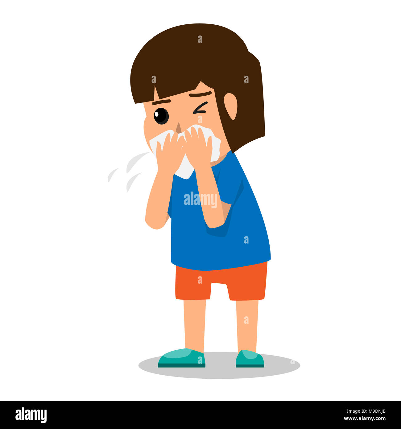 La toux cartoon Banque de photographies et d’images à haute résolution ...