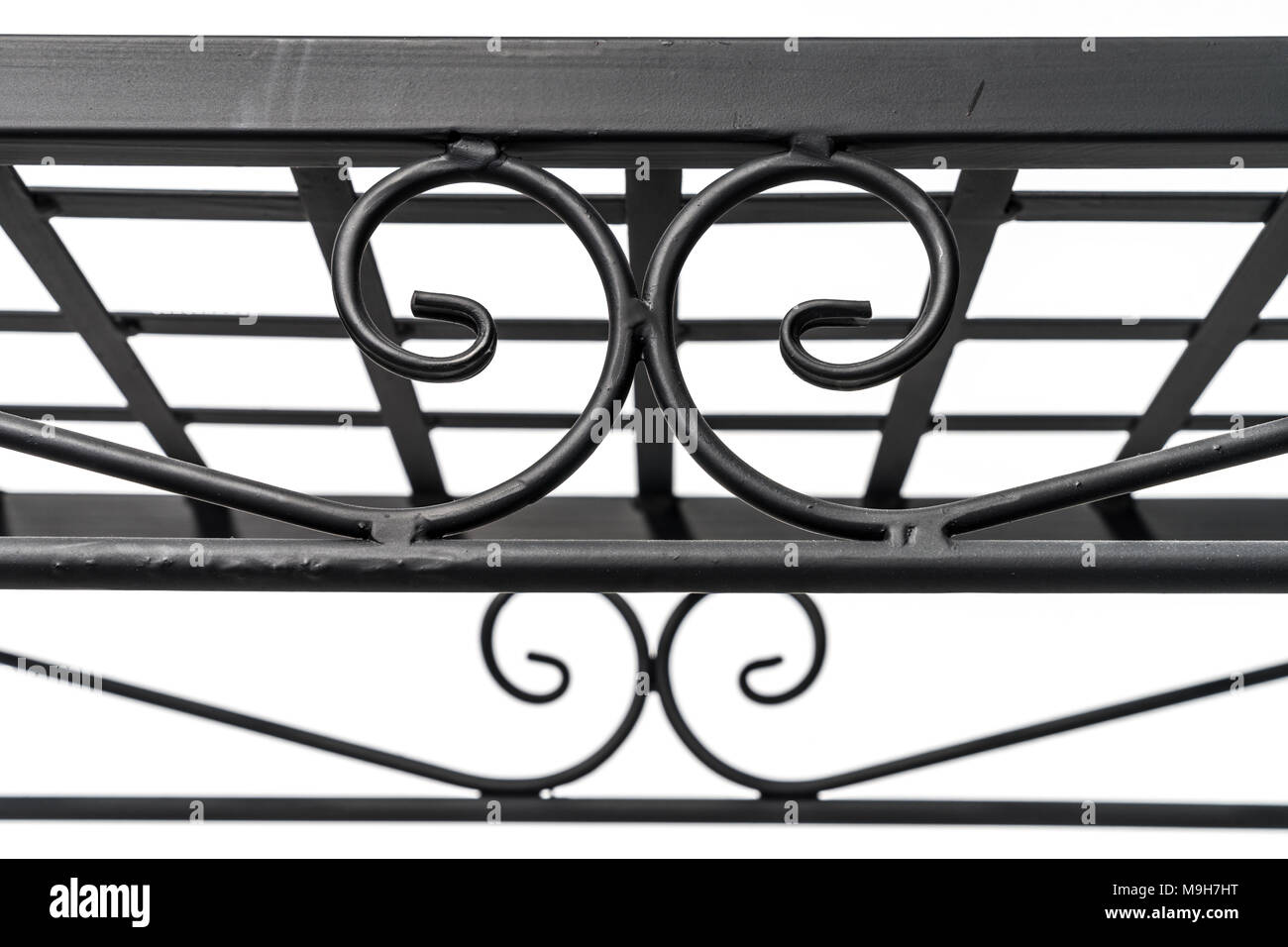 Détails de la structure en fer forgé, et d'ornements Photo Stock - Alamy