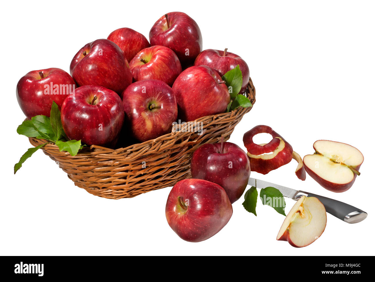 Panier fruit Banque d'images détourées - Alamy