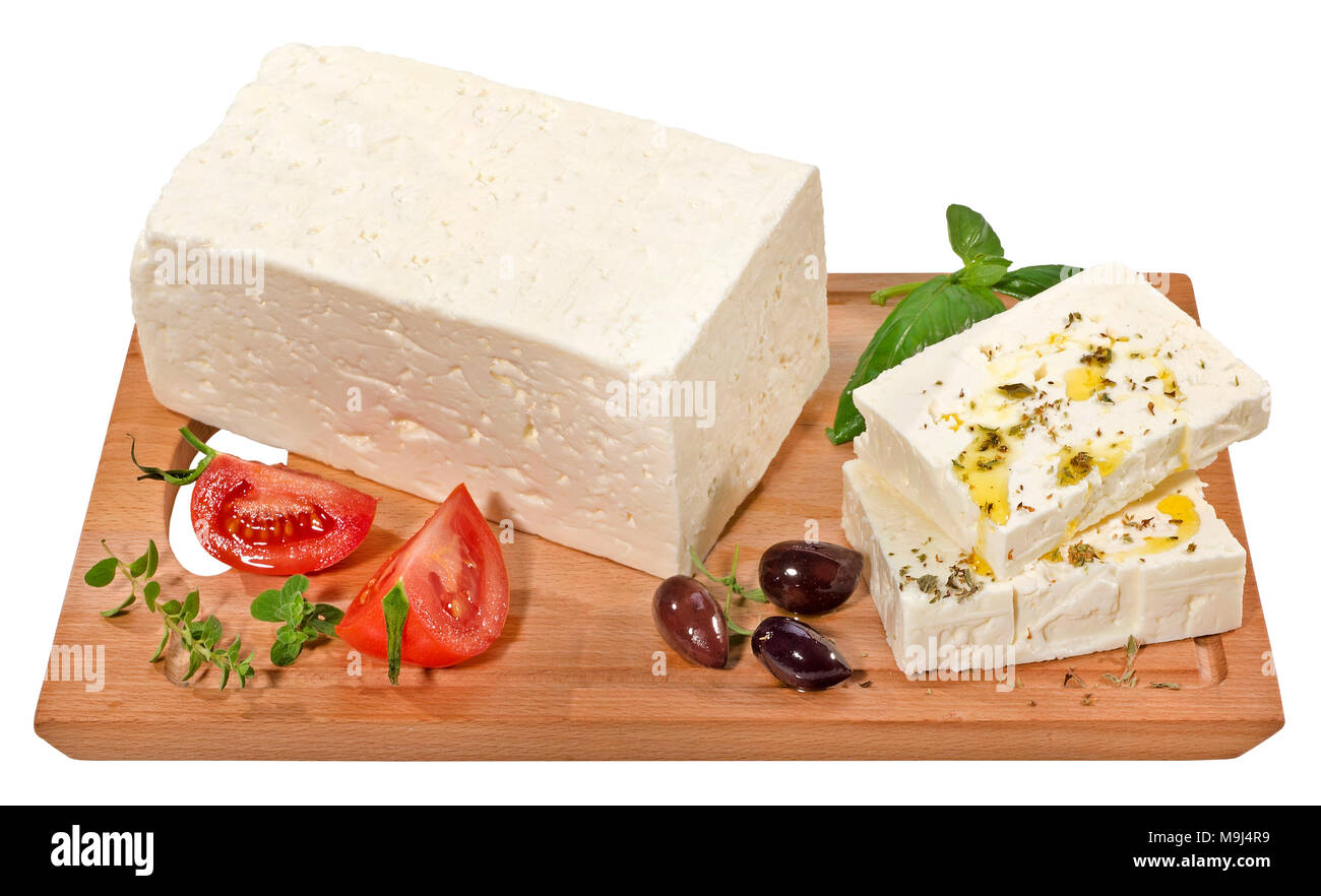 Fromage feta et origan Banque de photographies et d’images à haute ...