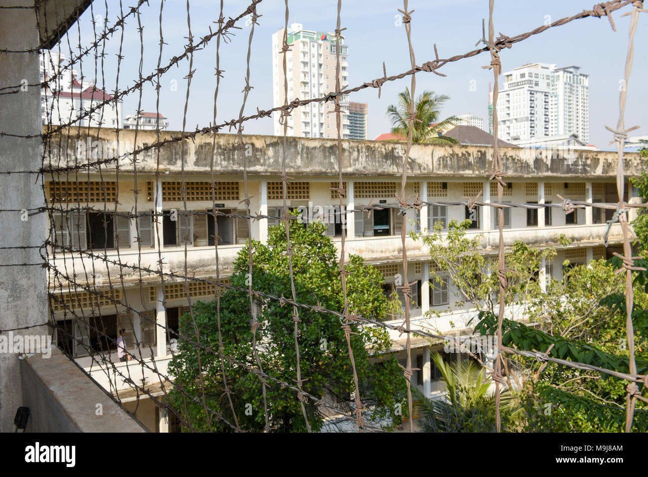 Phnom Penh, Cambodge - 17 janvier 2018 : la prison S21 de la tristement ...