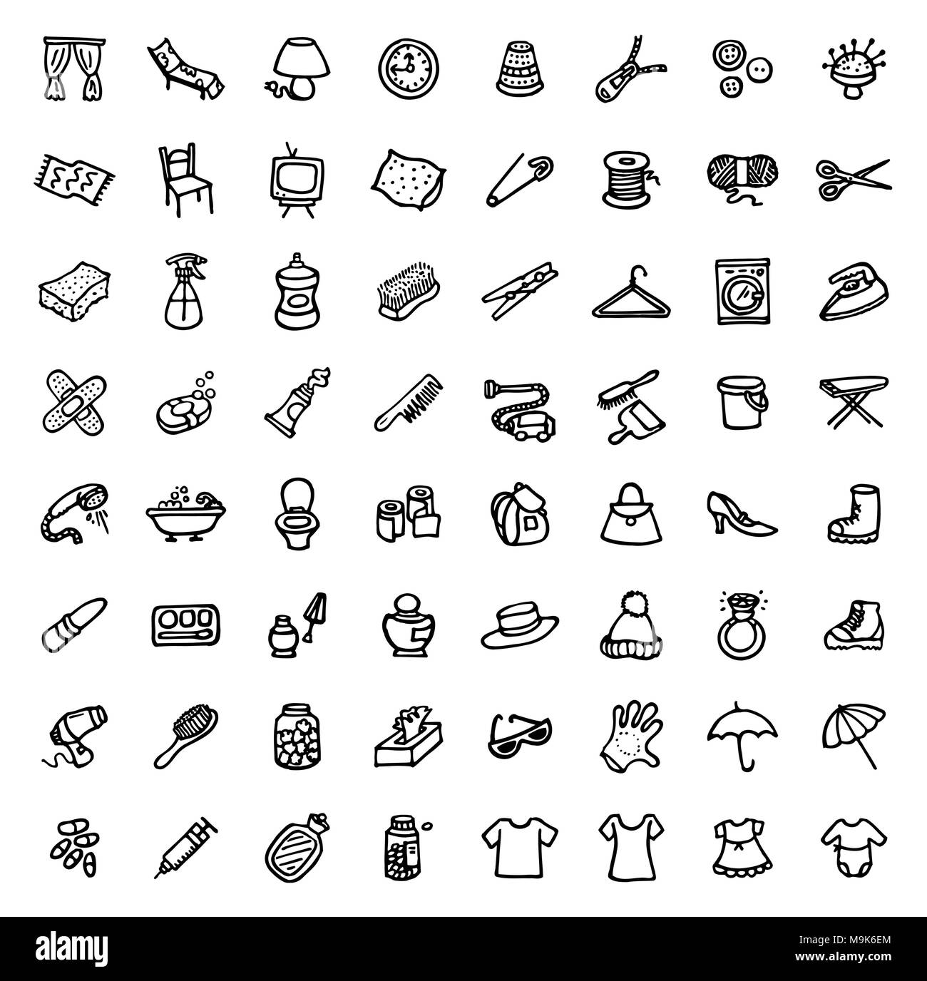 Dessins au trait noir et blanc Banque de photographies et d’images à ...