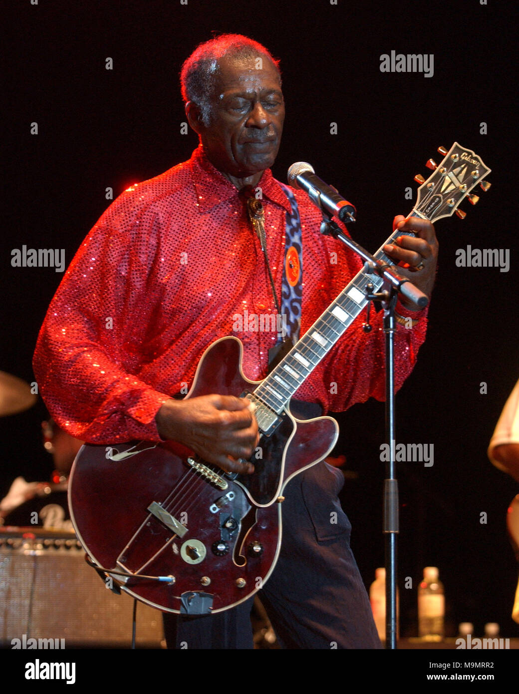 HOLLYWOOD FL - 30 juillet : Chuck Berry effectue au Hard Rock Live eu ...