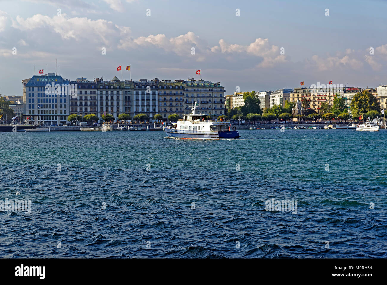 L'Europe, Suisse, Genève, Geneva, Genève, promenade du Lac vous, le lac ...