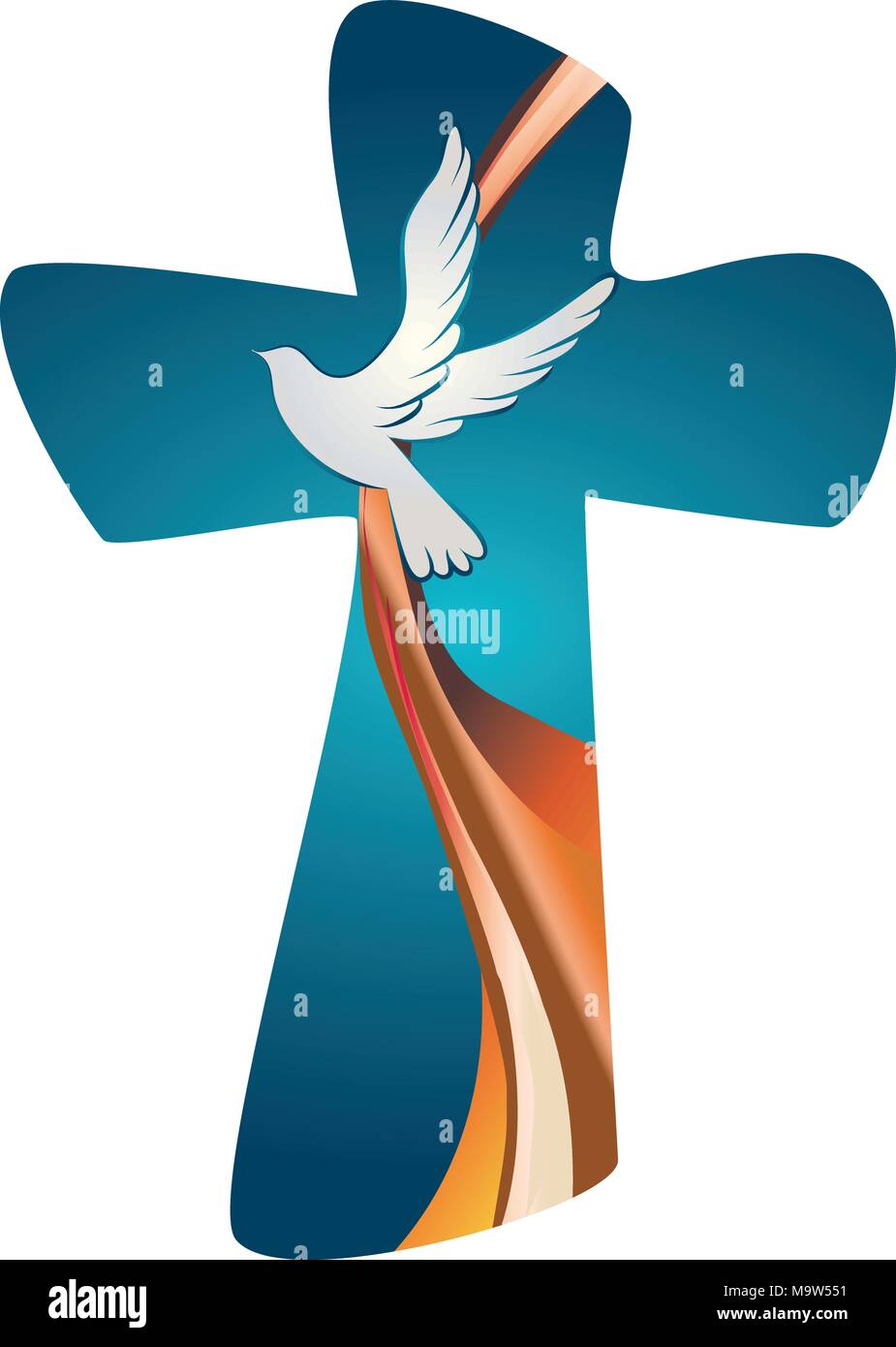 Bautismo del espiritu santo Banque d'images vectorielles - Alamy