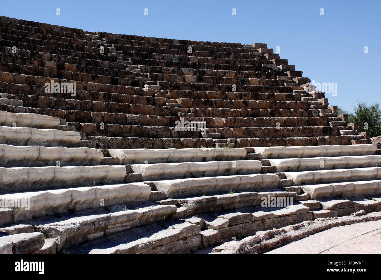 Salamine anciennes ruines romaines du nord de chypre Banque de ...