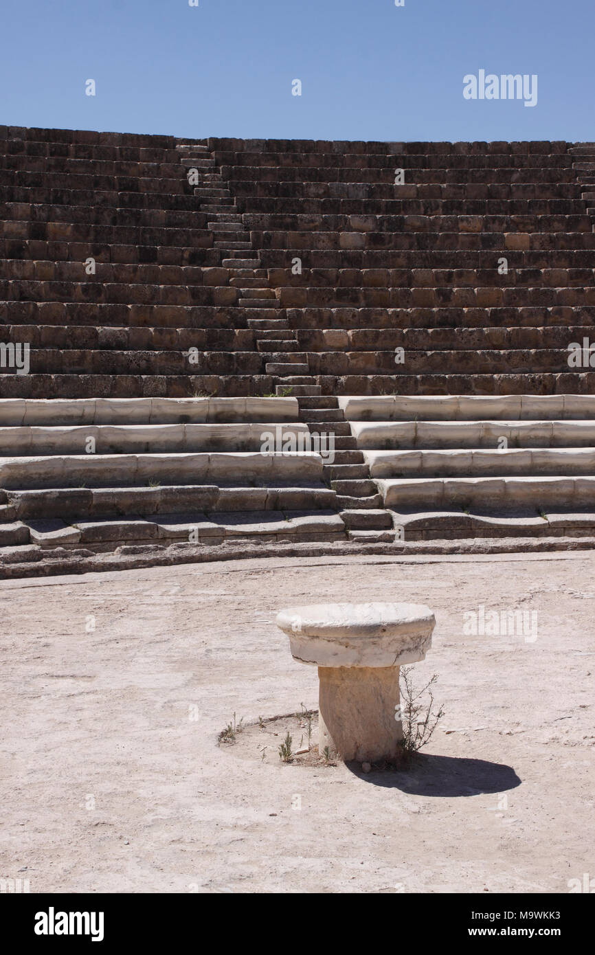 Salamine anciennes ruines romaines du nord de chypre Banque de ...