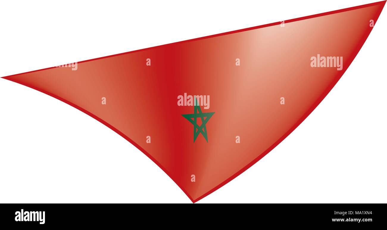 Maroc drapeau, vector illustration Image Vectorielle Stock - Alamy