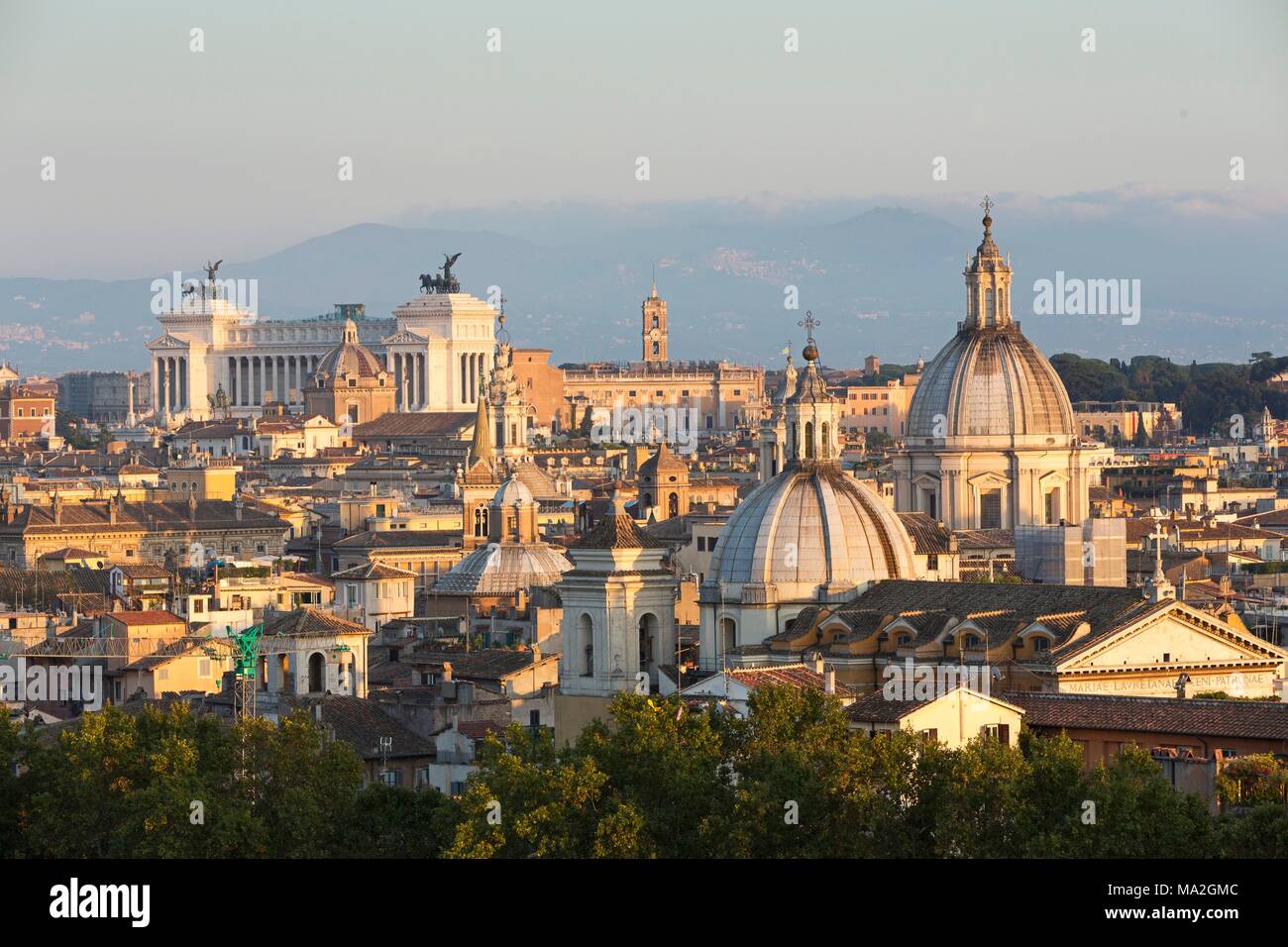 Vue panoramique de rome Banque de photographies et d’images à haute ...