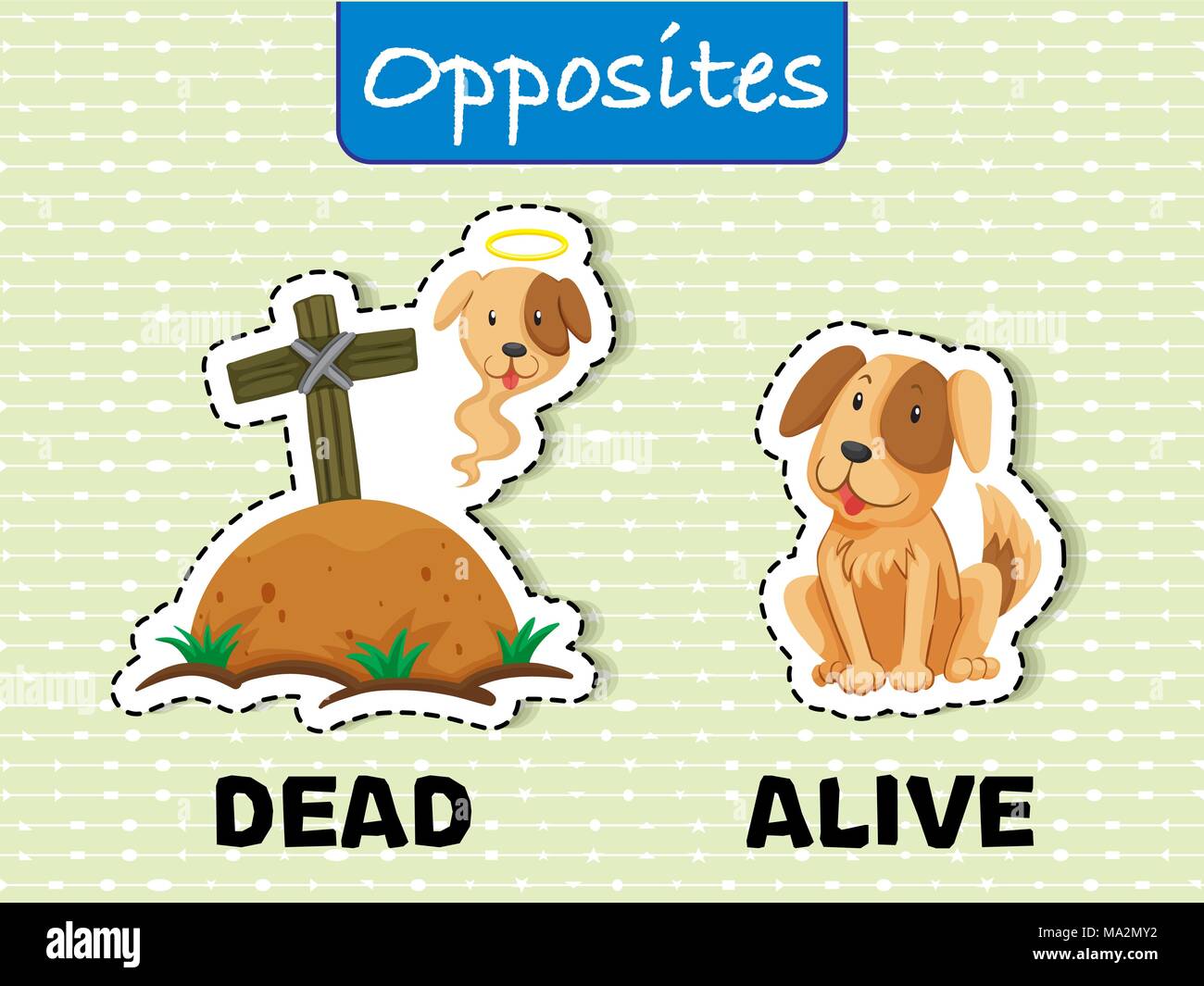 Mort et vivant Banque d'images vectorielles - Alamy