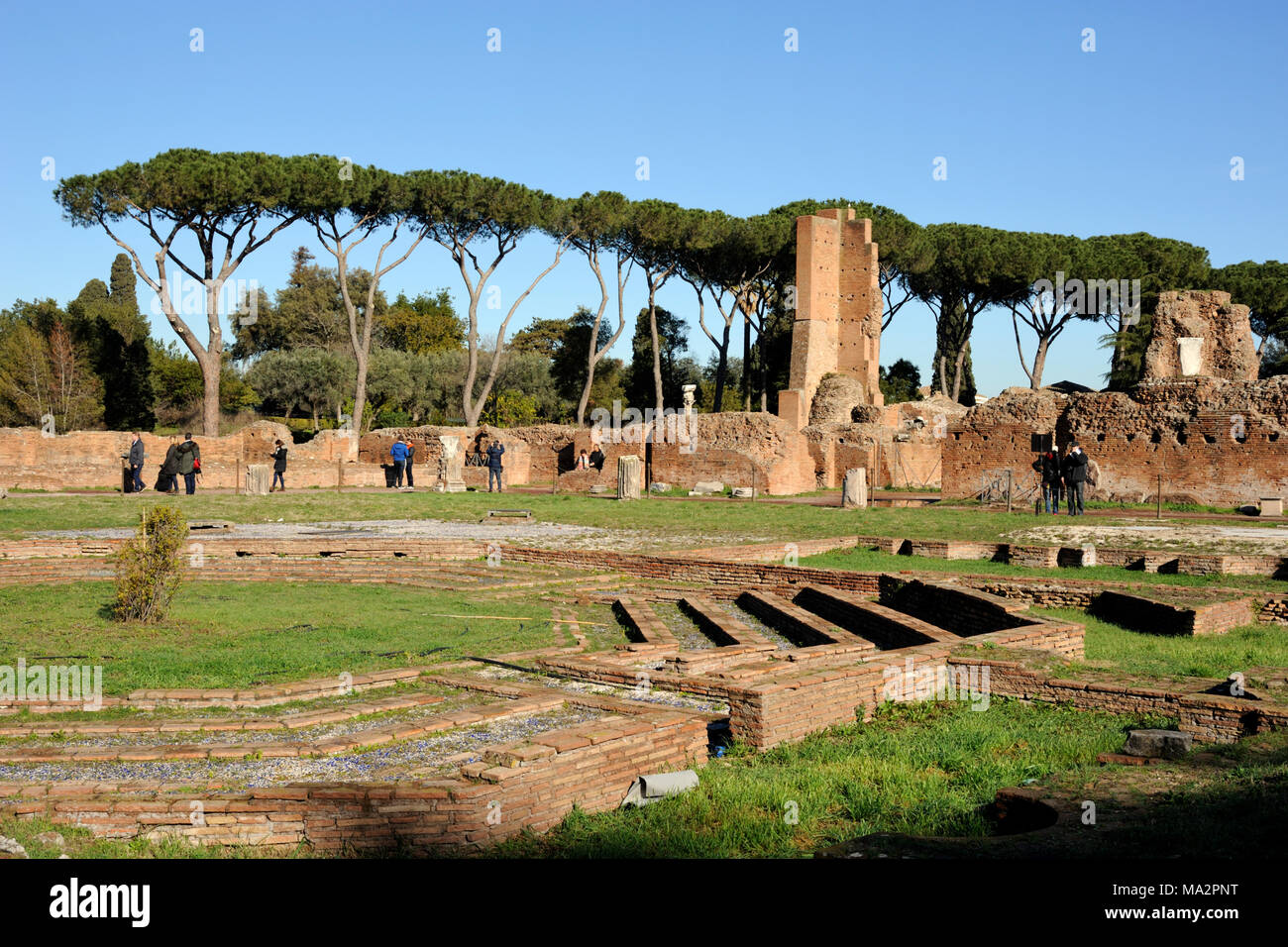Domus Flavia Palatine Hill Banque d'image et photos - Alamy