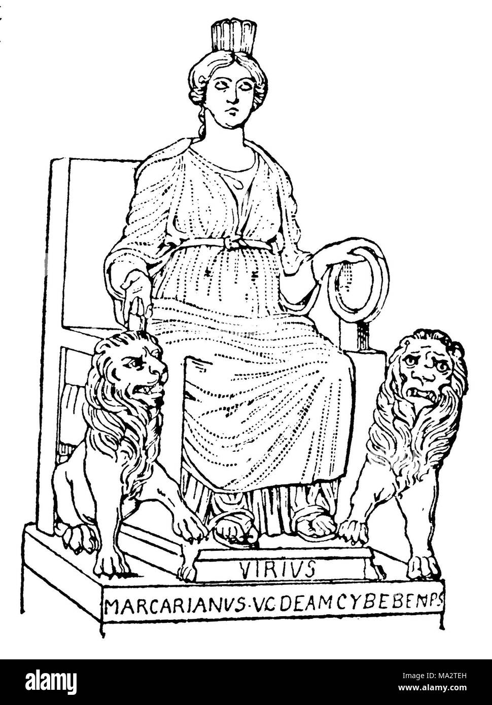 Cybele goddess Banque de photographies et d’images à haute résolution ...