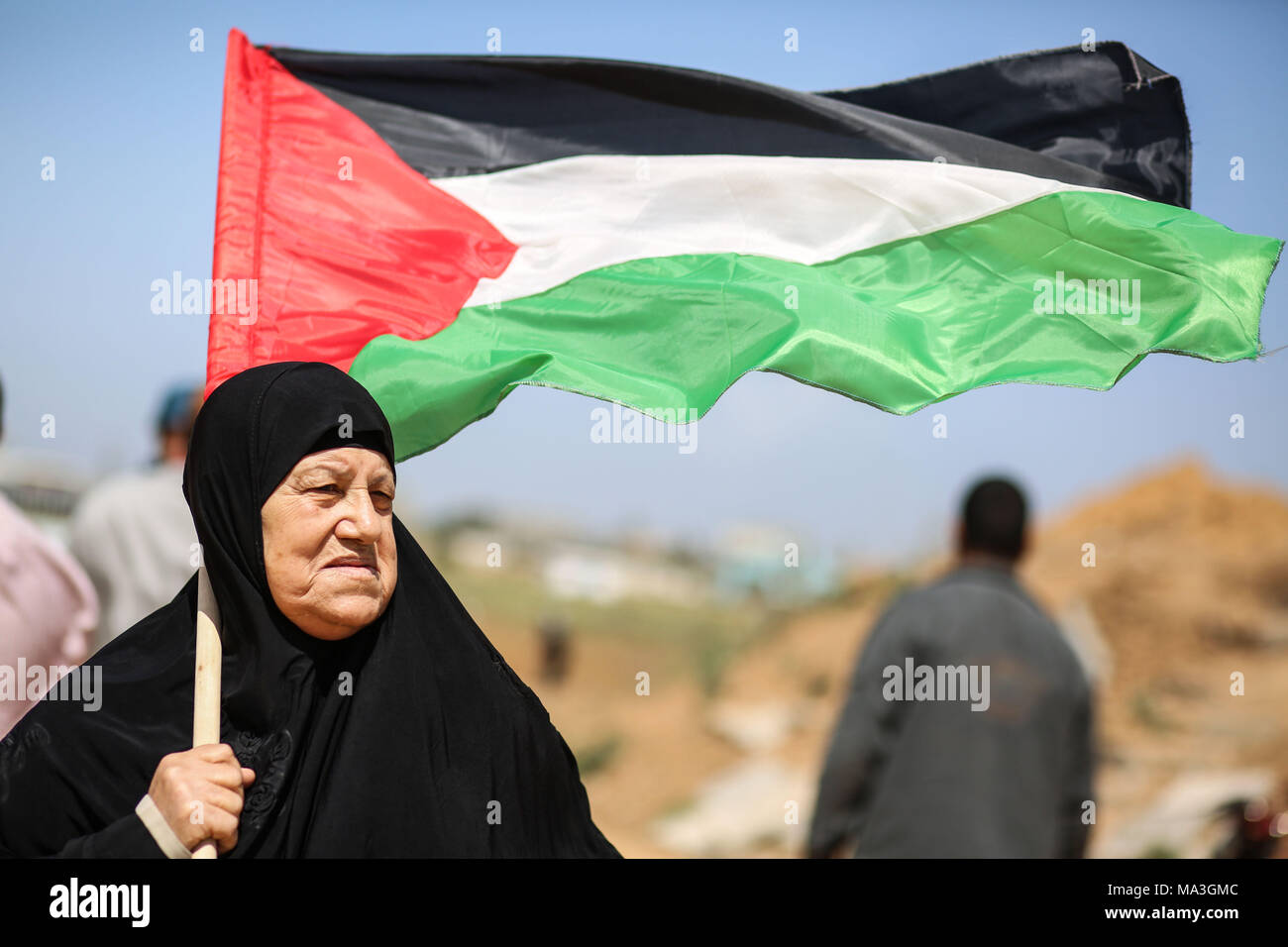 La ville de Gaza, la bande de Gaza, en Palestine. Mar 29, 2018. Les ...