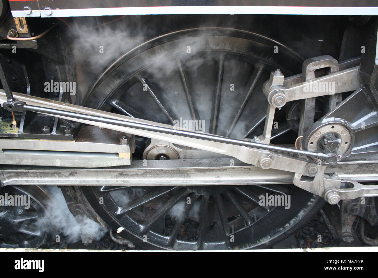 Roue de train à vapeur Banque de photographies et d’images à haute ...