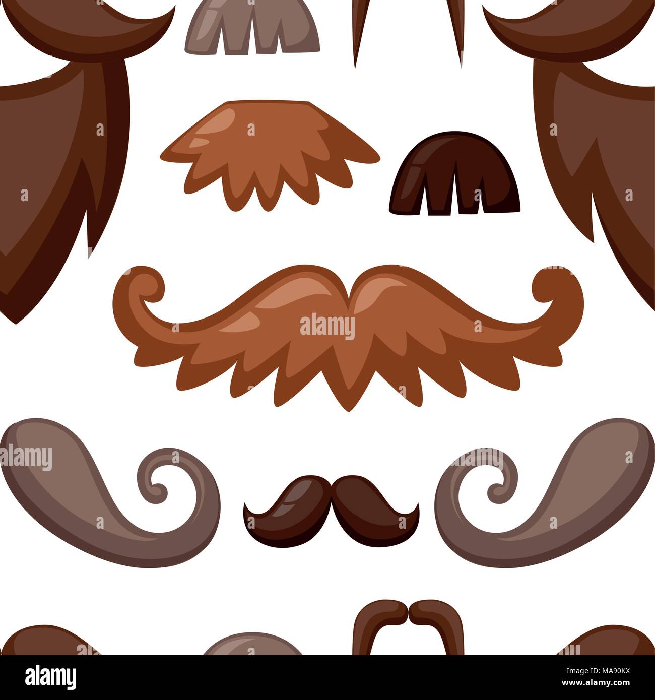 Les moustaches. transparente Les moustaches de formes et de couleurs ...