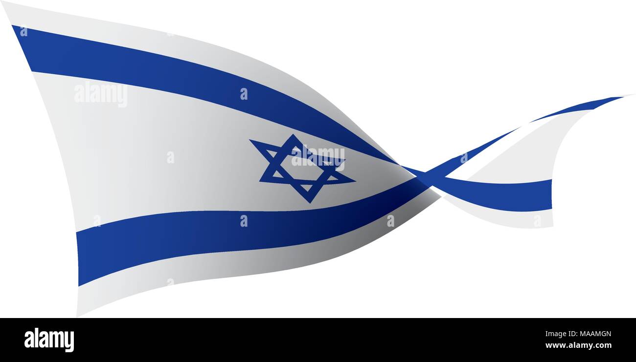 Bandera de israel ilustracion vectorial Banque d'images vectorielles ...