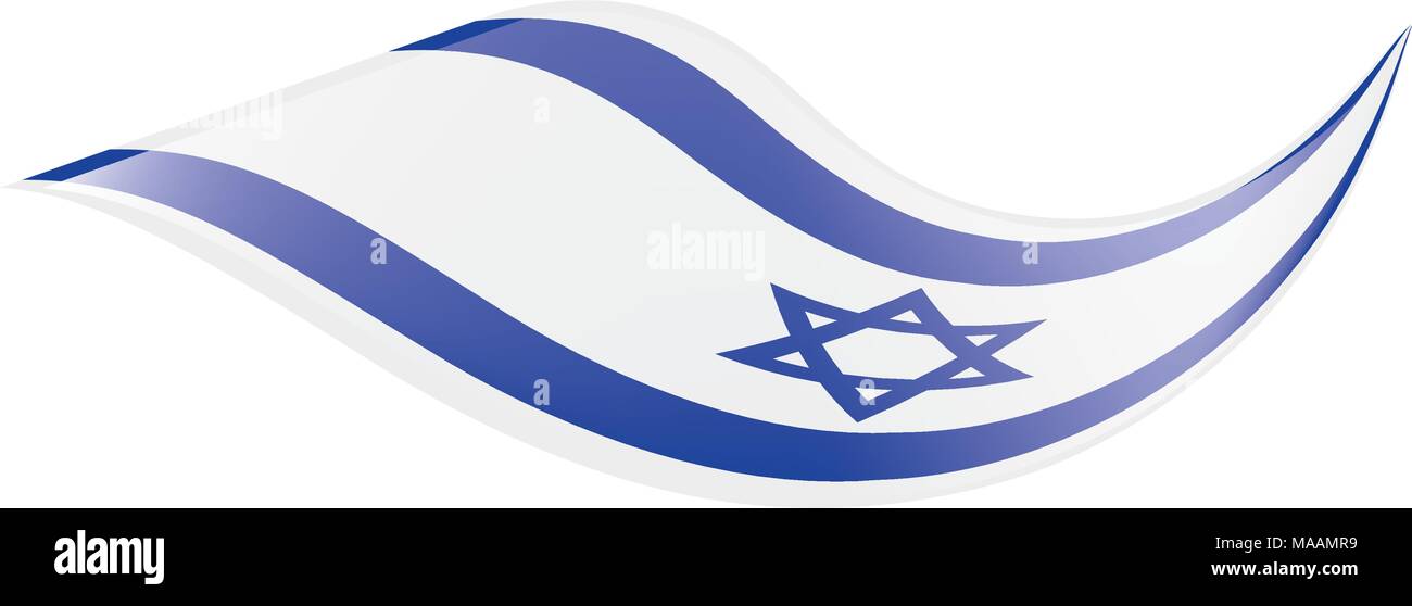 Bandera de israel ilustracion vectorial Banque d'images vectorielles ...