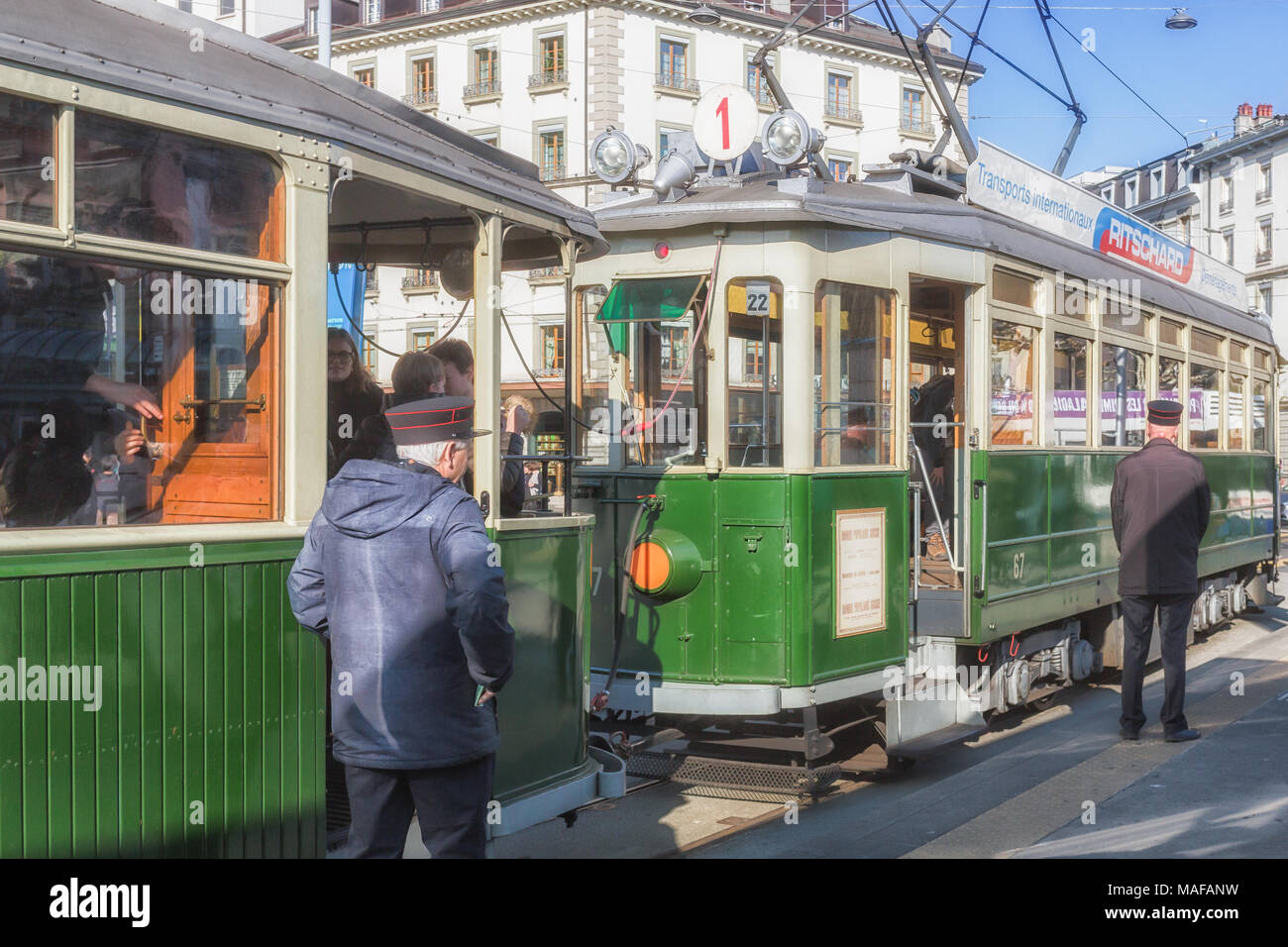 Transport tram geneva Banque de photographies et d’images à haute ...