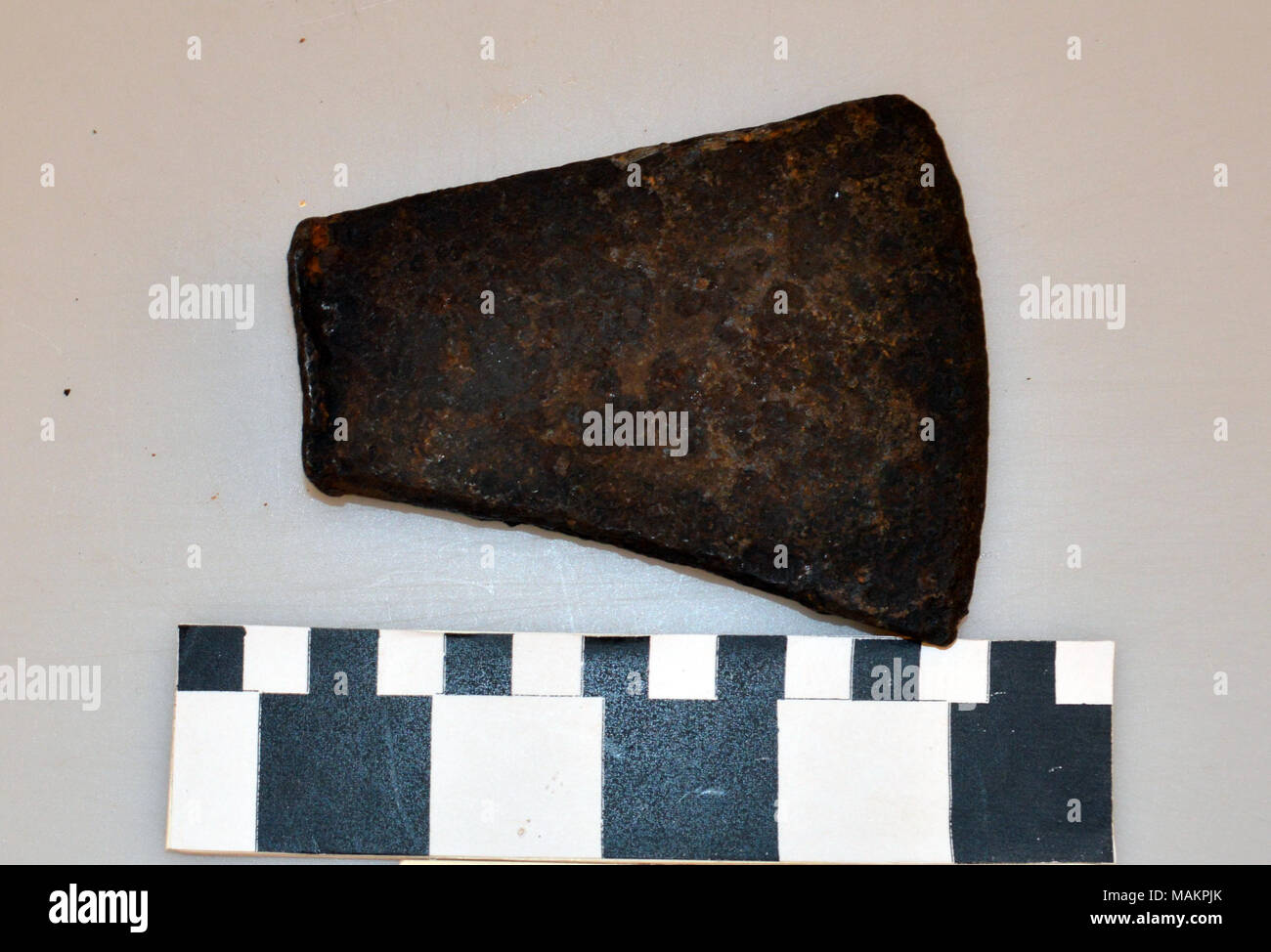 Wedge fer forgé récupéré du site du fort réputé Orleans, le premier ...