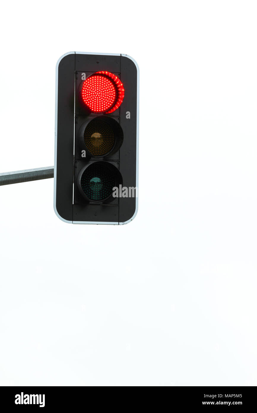 Feux rouges circulation Banque d'images détourées - Alamy