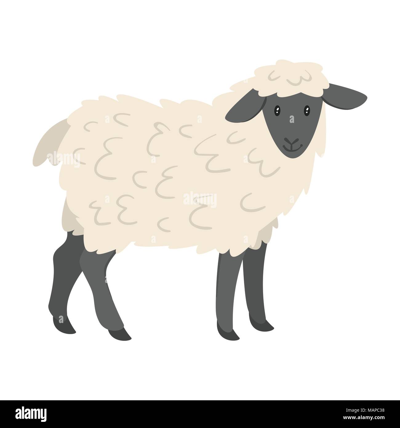 Illustration Brebis Banque d'image et photos - Alamy