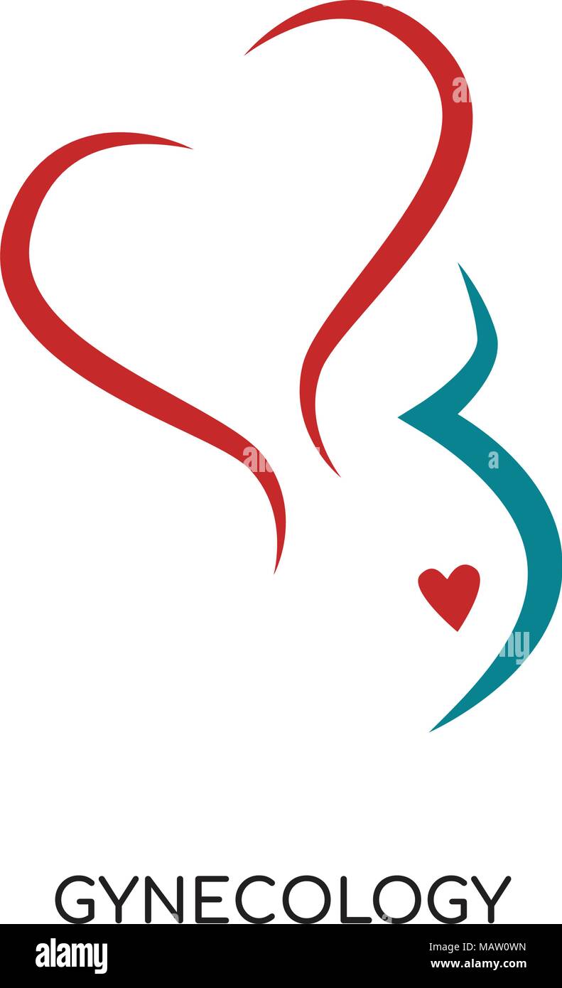 Logo gynécologie isolé sur fond blanc pour votre site web, mobile et ...