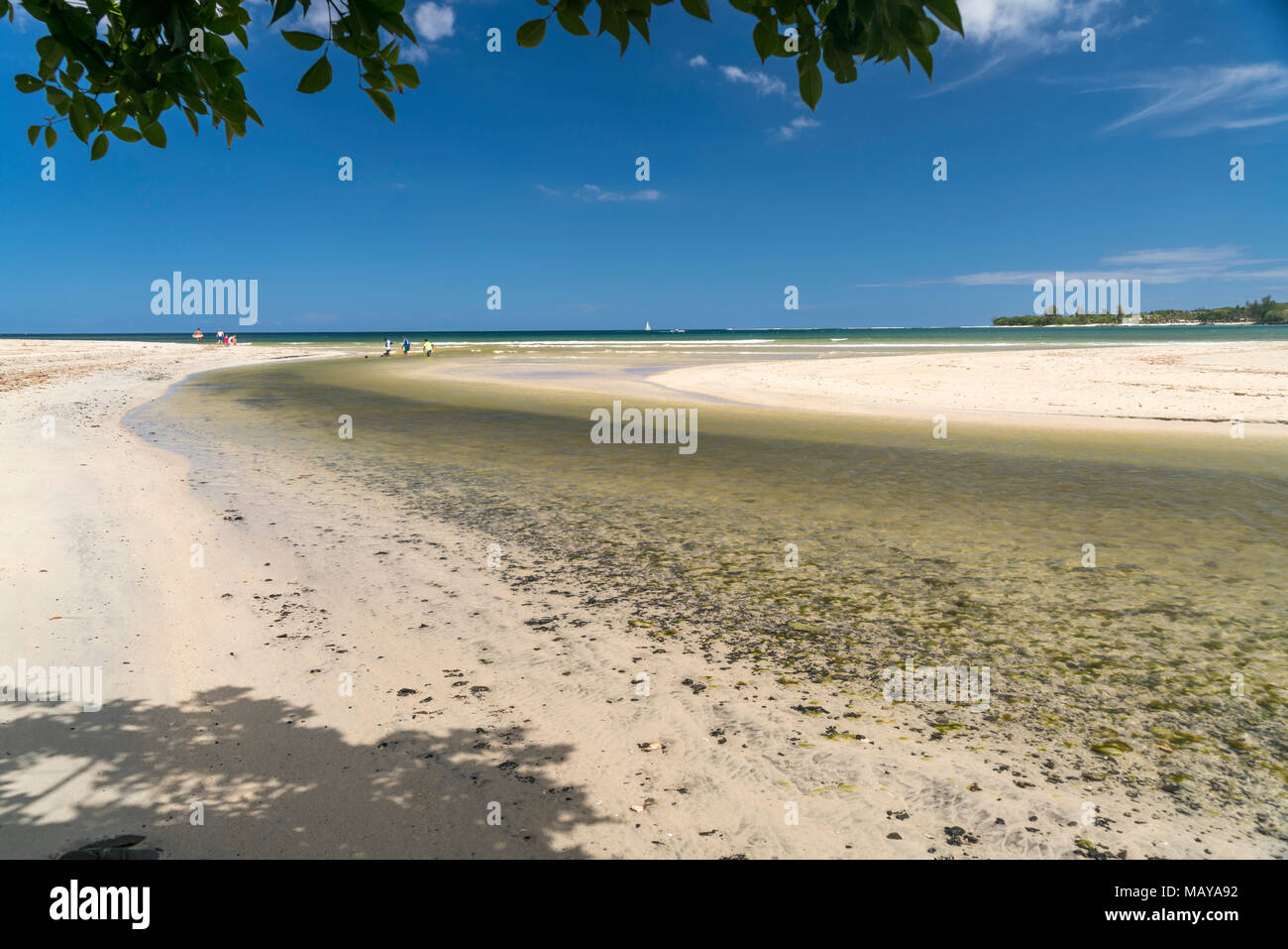 La plage de Tamarin, rivière und Tamarin, Ile Maurice, Afrika | Plage ...