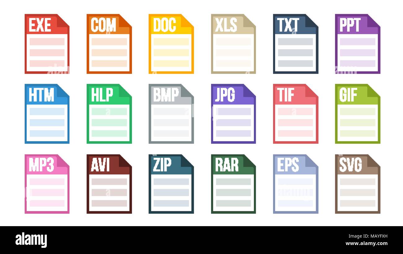 Fichier au format vecteur. Format de fichier pictogramme divers Type ...