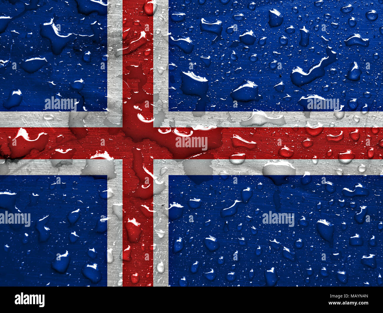 Drapeau national islandais Banque de photographies et d’images à haute ...