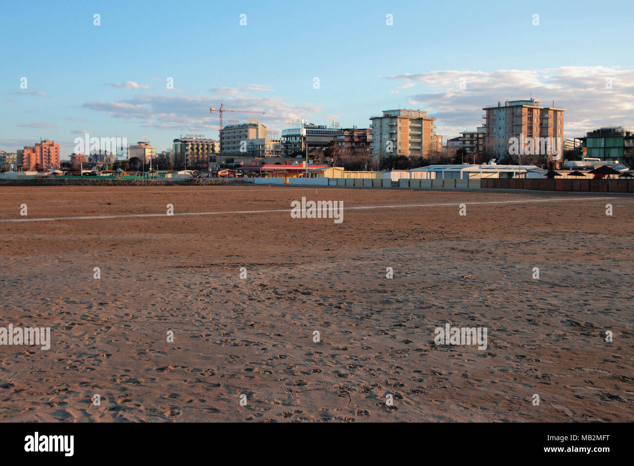 Rimini Italy Beach Banque d'image et photos - Alamy