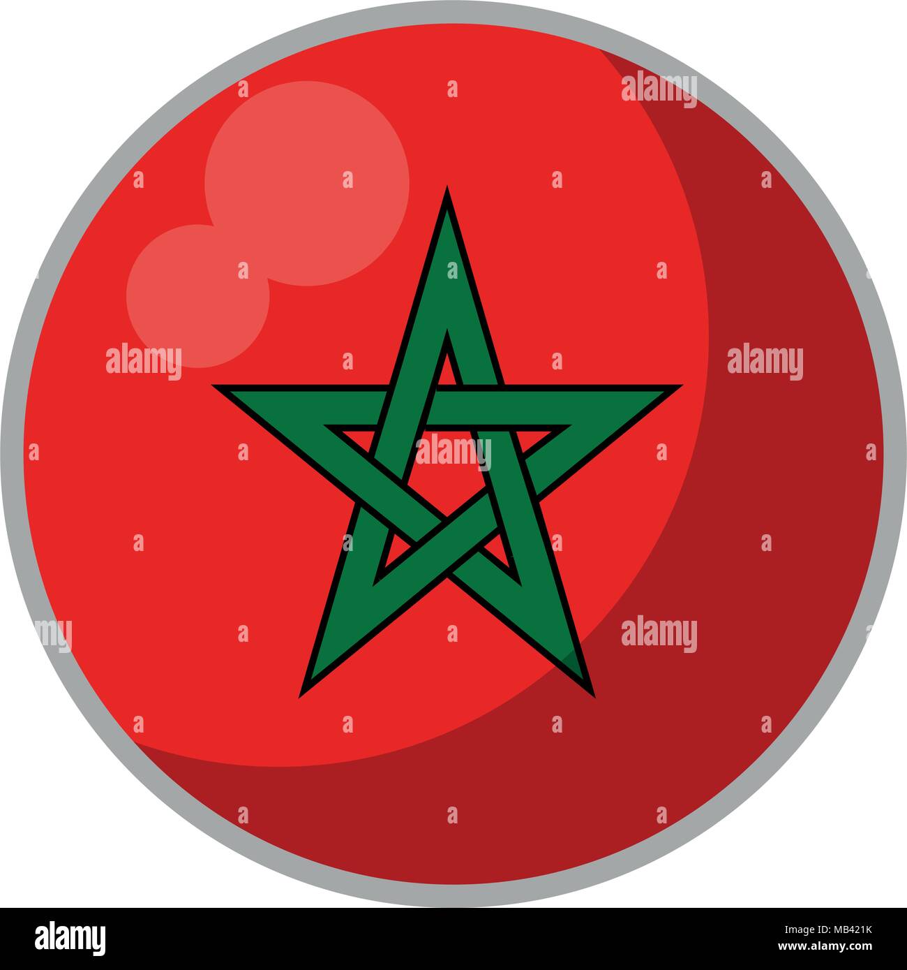 Symbole du maroc rond Banque de photographies et d’images à haute ...