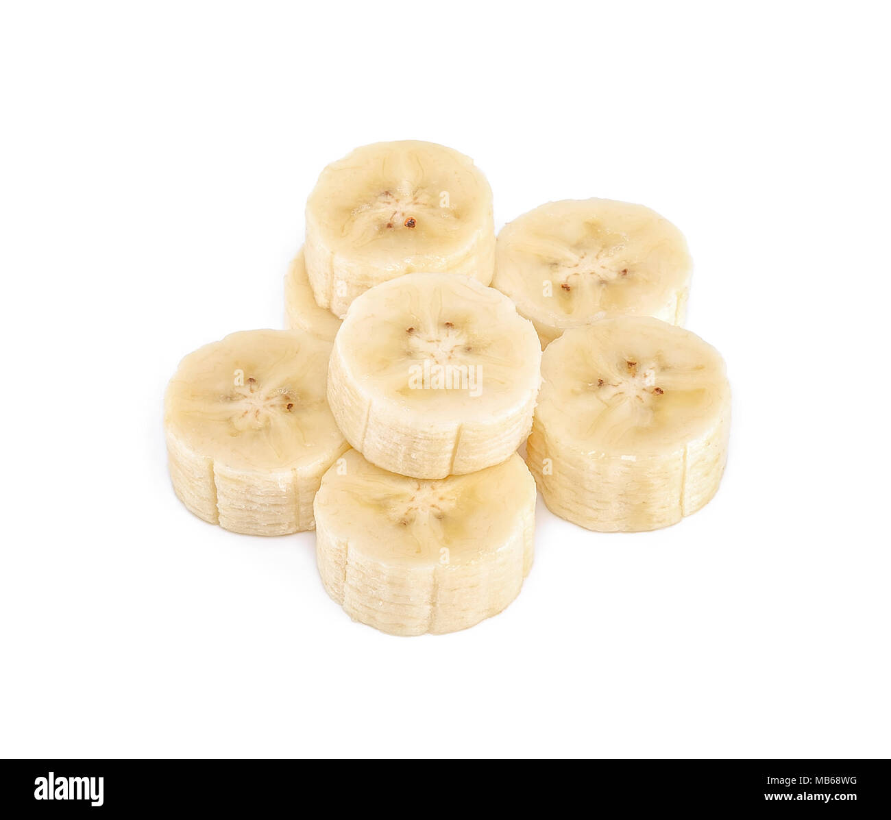 Tranche de banane Banque de photographies et d’images à haute ...
