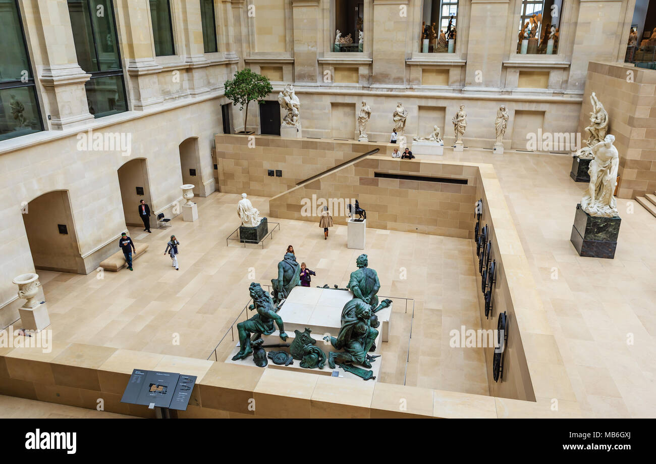 Cour puget louvre museum paris Banque de photographies et d’images à ...